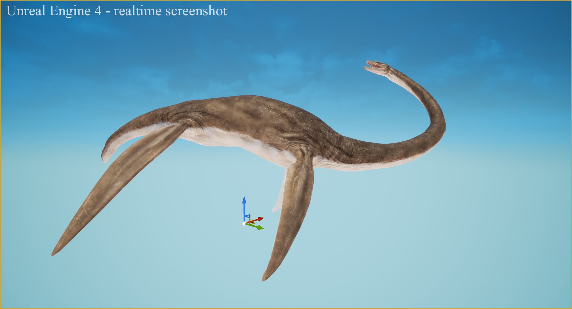 3D plesiosaur rigged - TurboSquid 1318063
