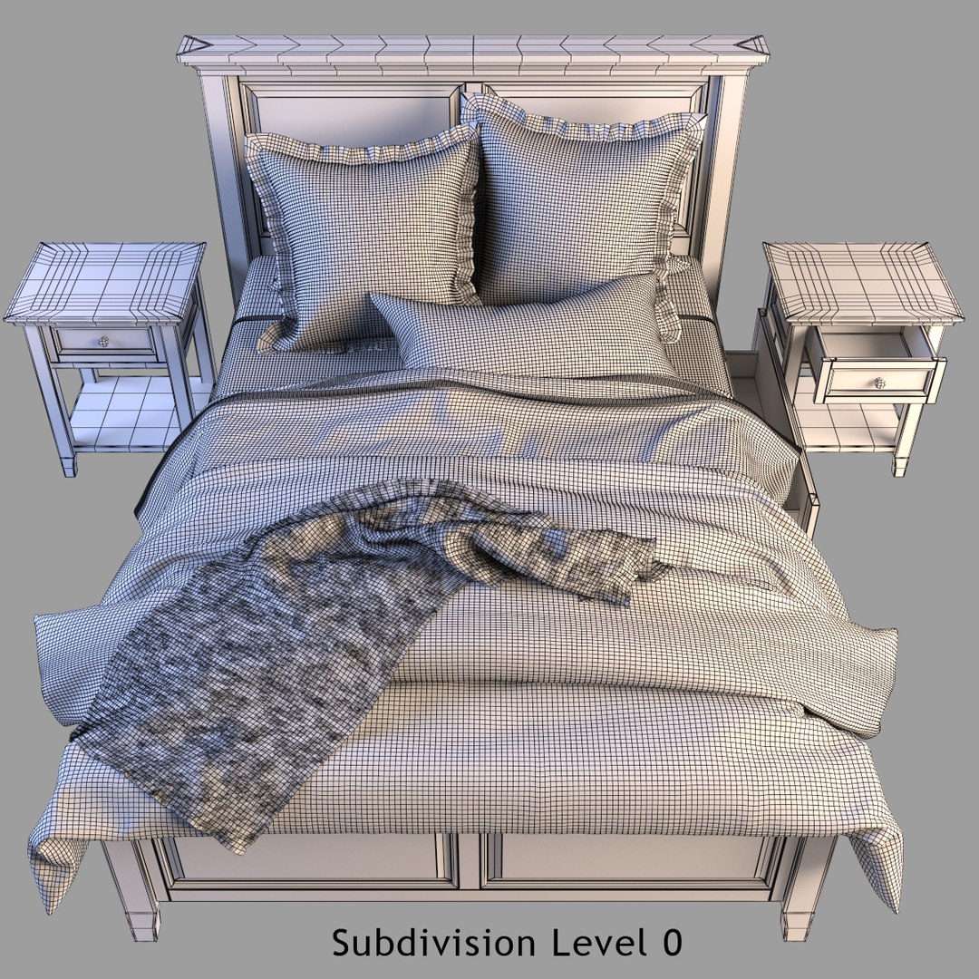 3d bedroom furniture hudson bed