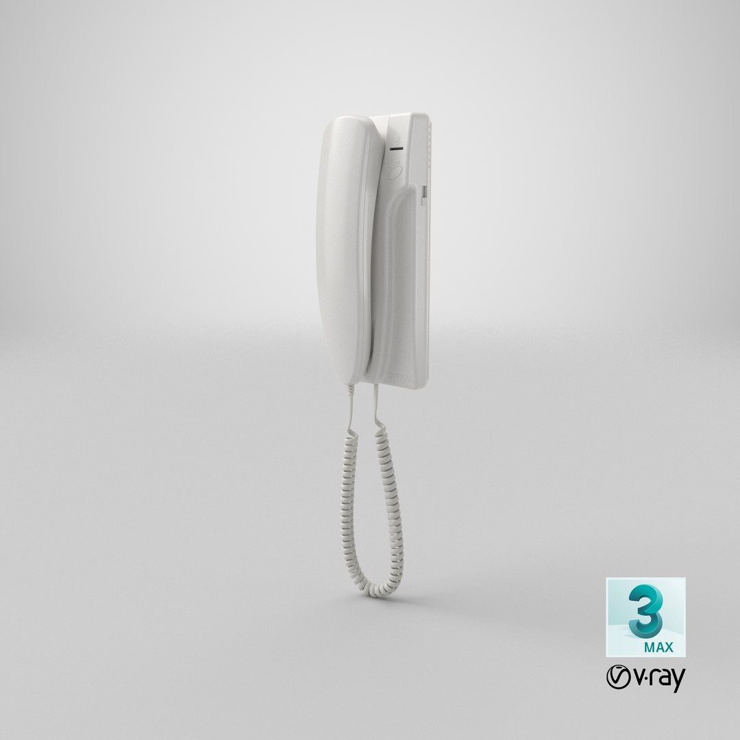 Audio Intercom Phone CYFRAL 3D Model - TurboSquid 2206448