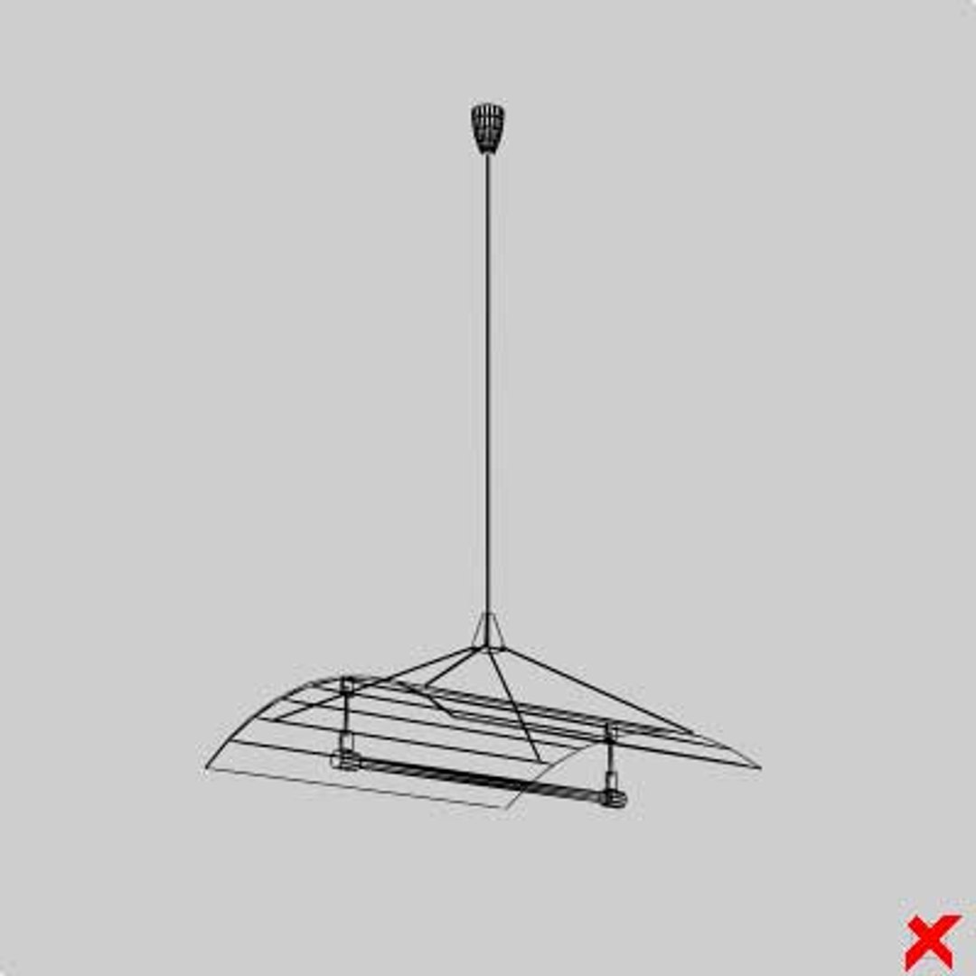 3d Lamp Hanging Model