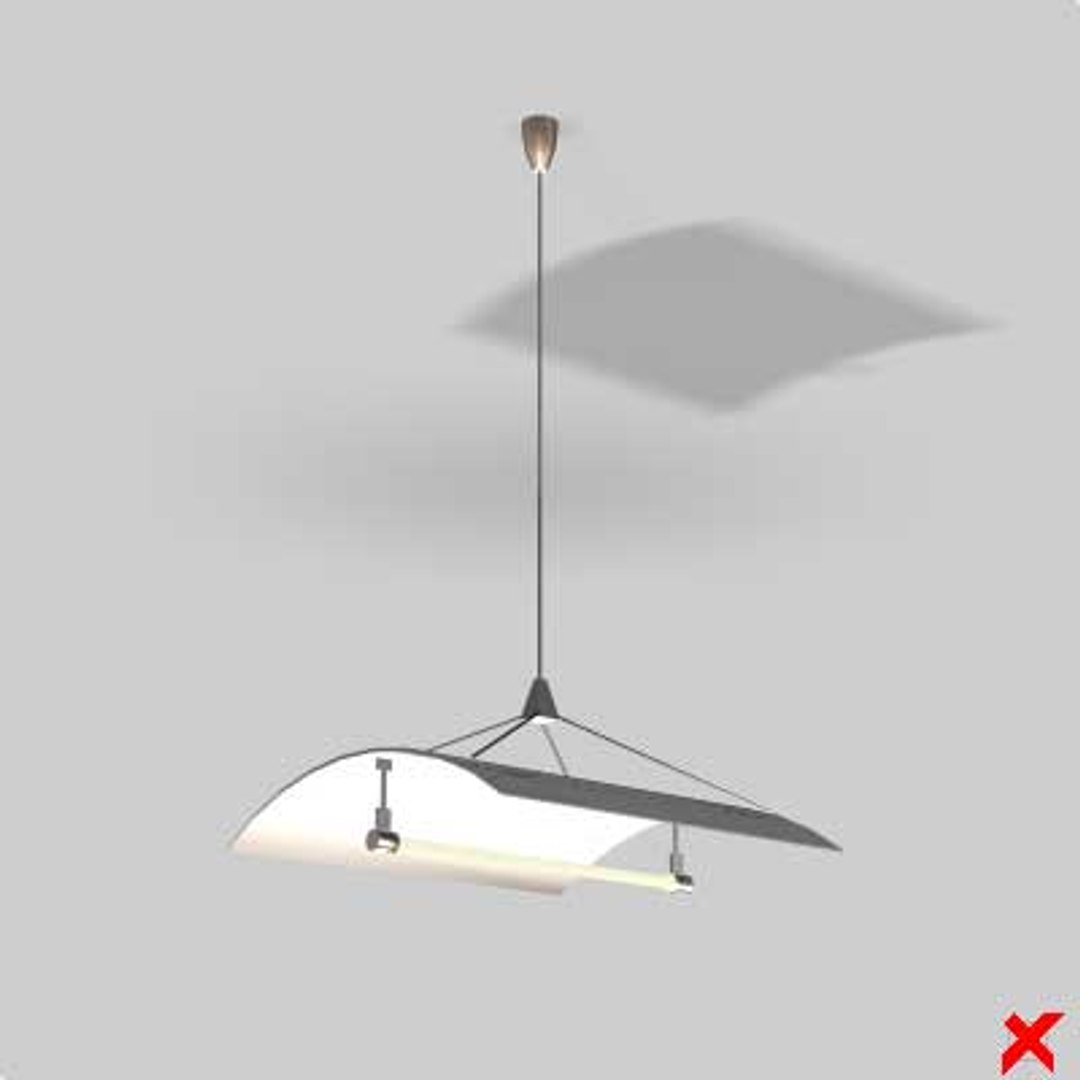 3d Lamp Hanging Model