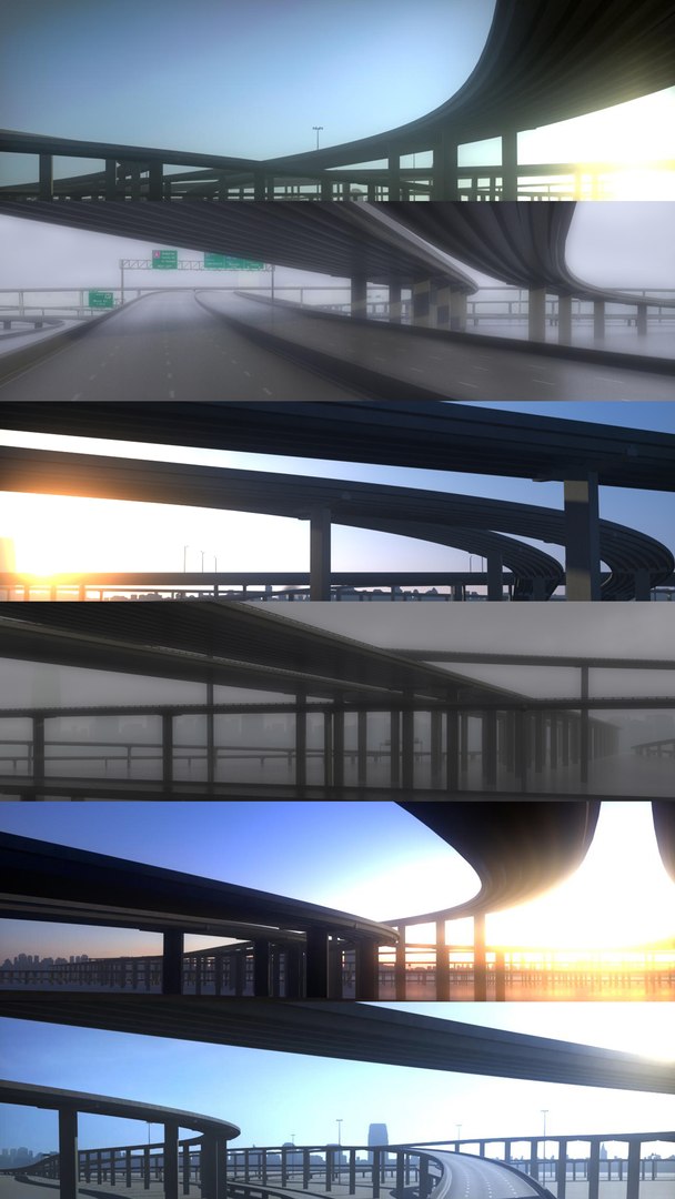 Freeway Collection 3D Model - TurboSquid 1916088