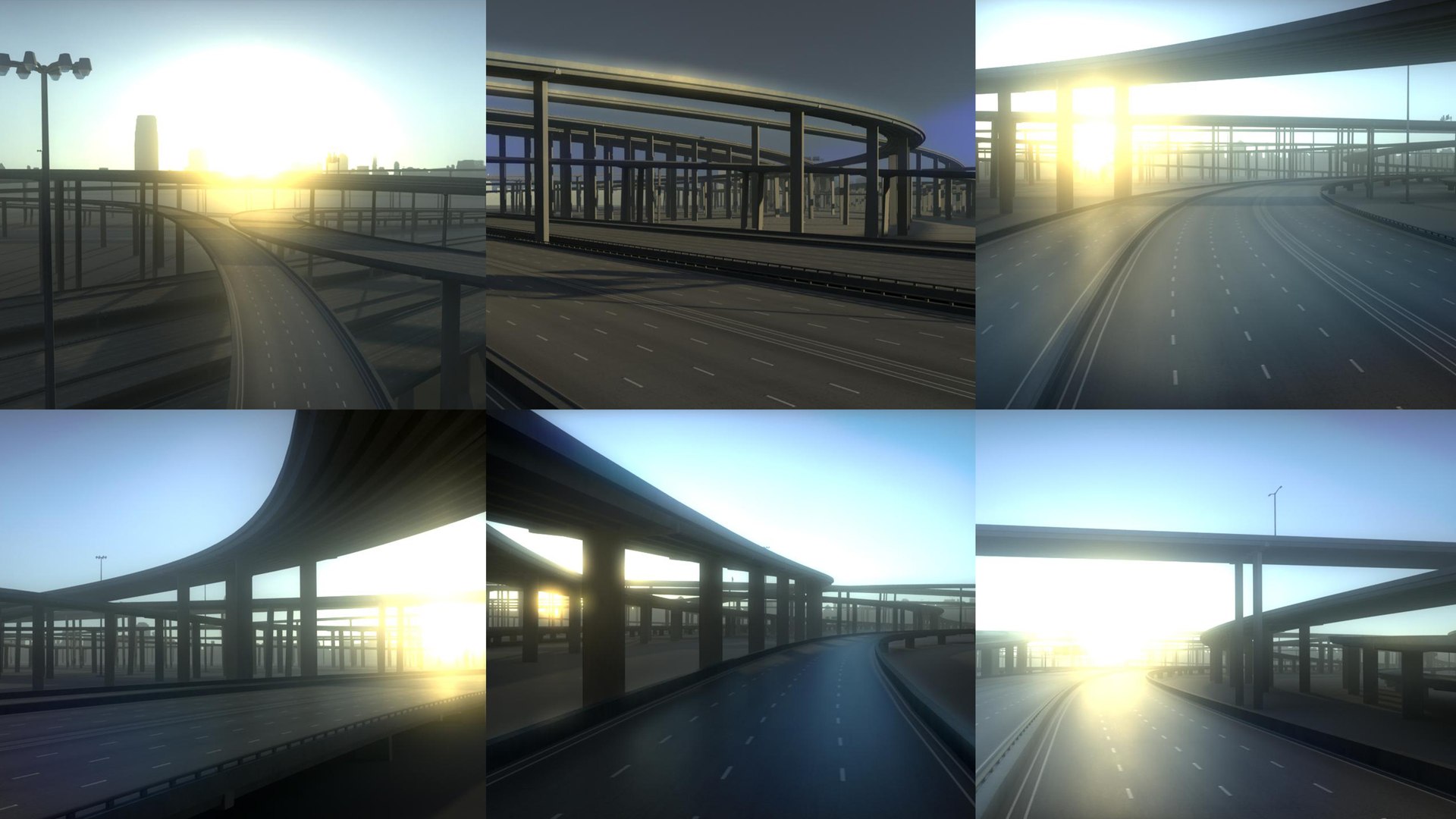 Freeway Collection 3D Model - TurboSquid 1916088