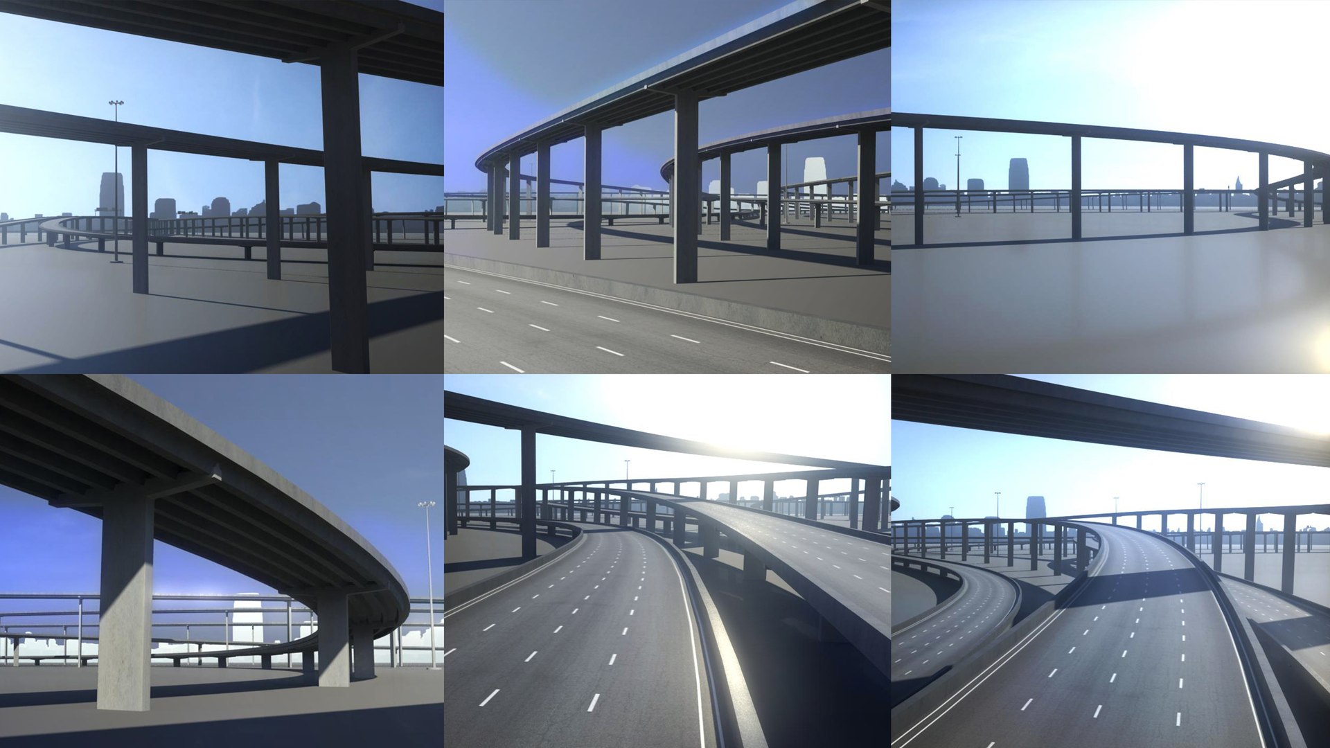 Freeway Collection 3D Model - TurboSquid 1916088