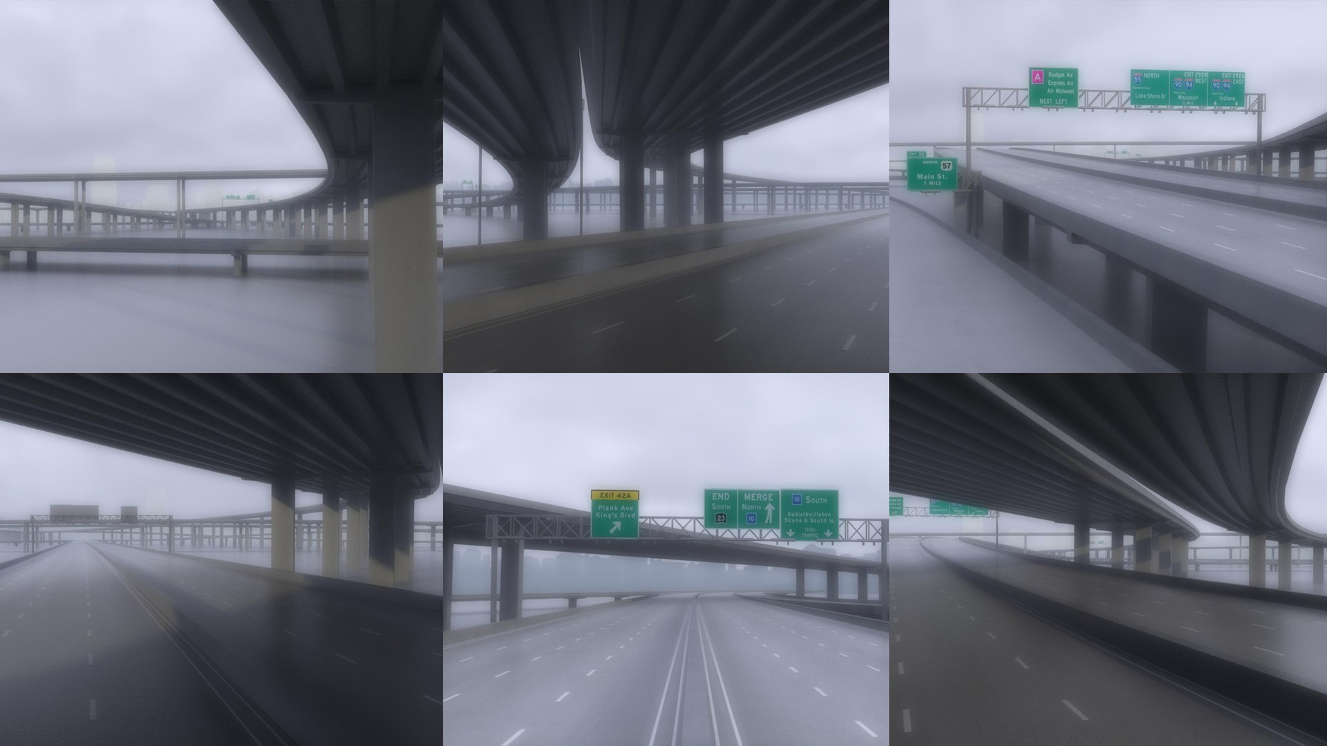 Freeway Collection 3D Model - TurboSquid 1916088