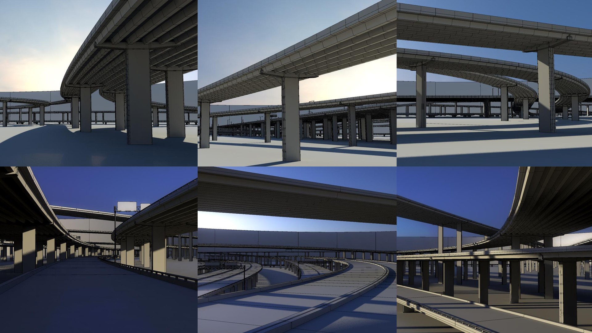 Freeway Collection 3D Model - TurboSquid 1916088