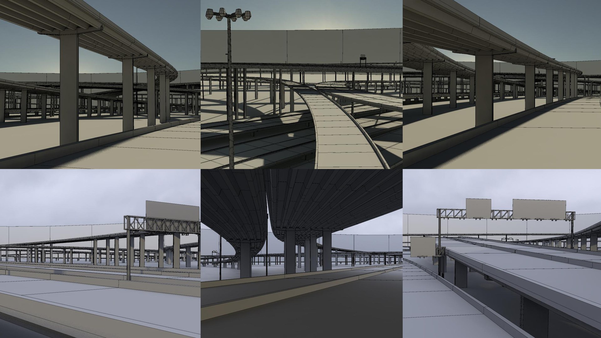 Freeway Collection 3D Model - TurboSquid 1916088