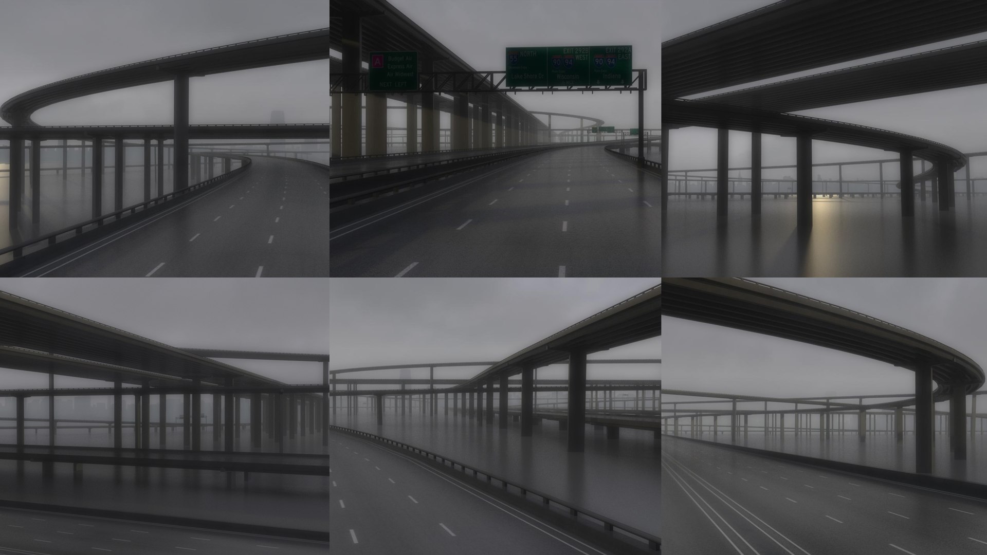 Freeway Collection 3D Model - TurboSquid 1916088