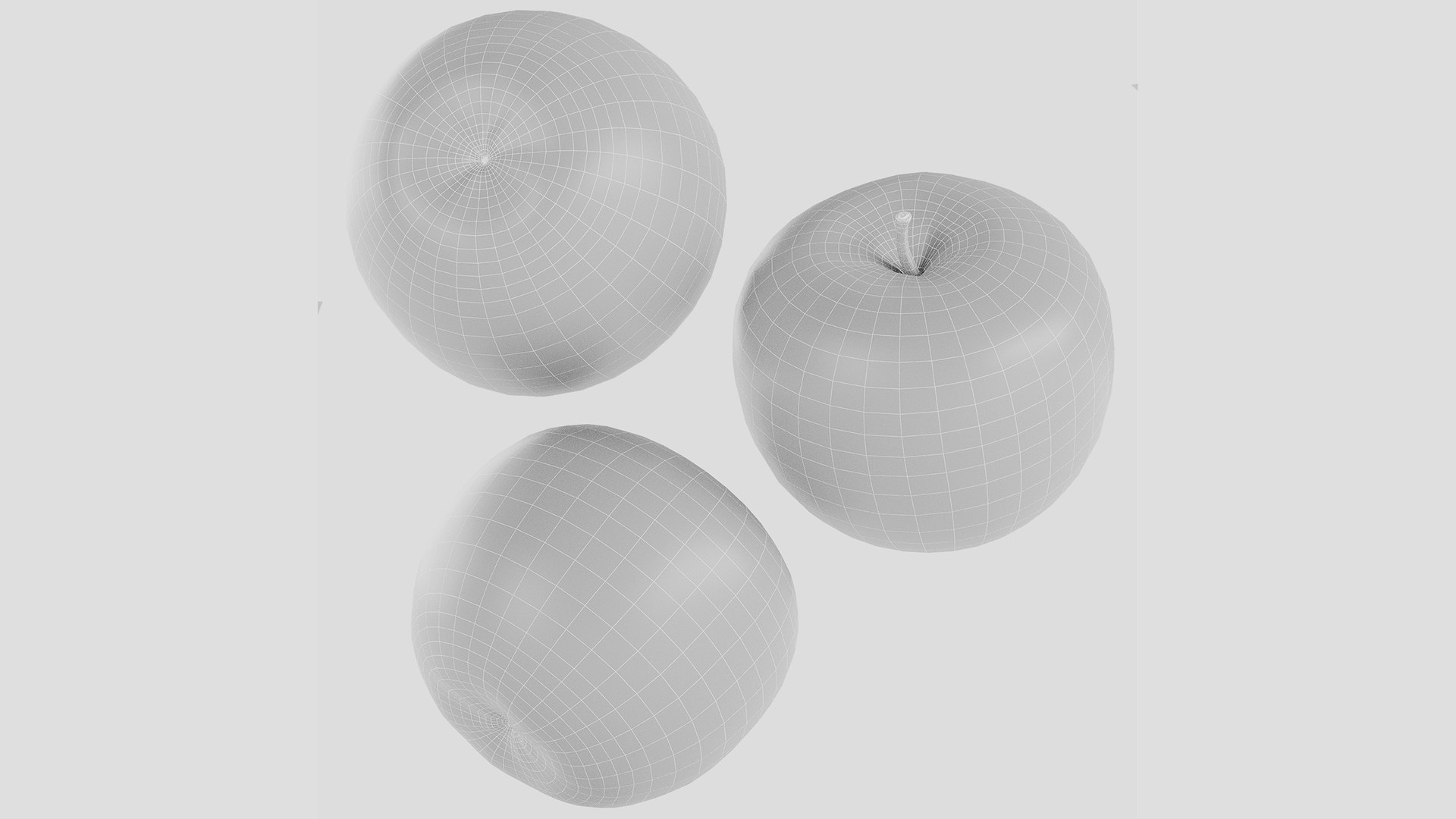 Green Apple 3D Model - TurboSquid 2456403