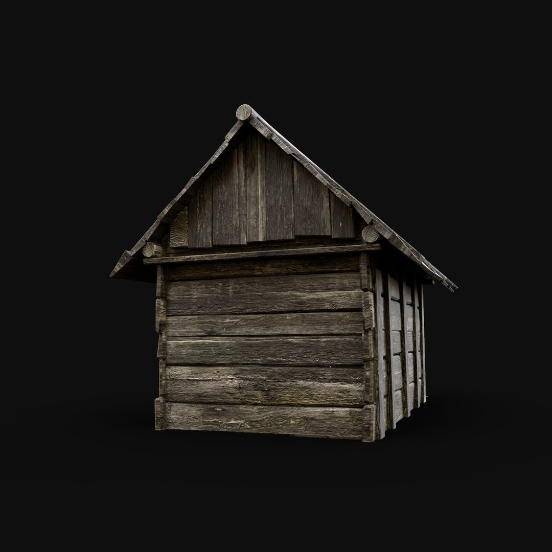 FARM DOG HOUSE HOUND VILLAGE COTTAGE SHEPHERD ANIMAL HUT 3D Model ...
