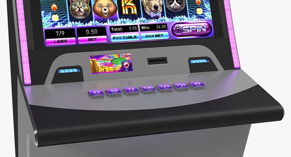 Casino slot machines 4 model - TurboSquid 1479965
