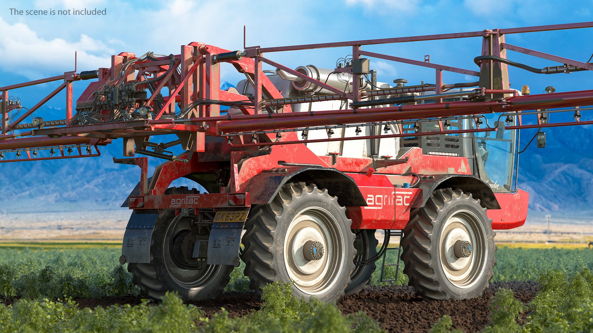Agrifac condor 5 crop model - TurboSquid 1603692