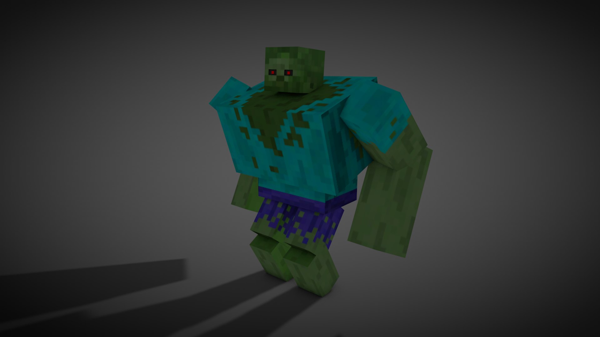 3d Minecraft Mutants Pack Model