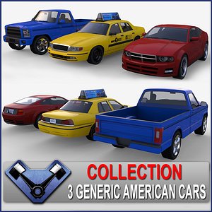 3d generic cars model