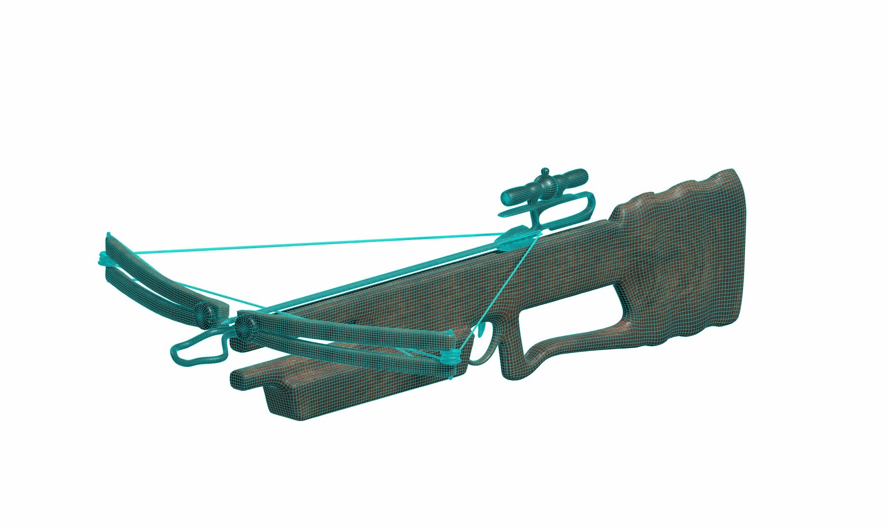 3D Wooden Crossbow - TurboSquid 2221038