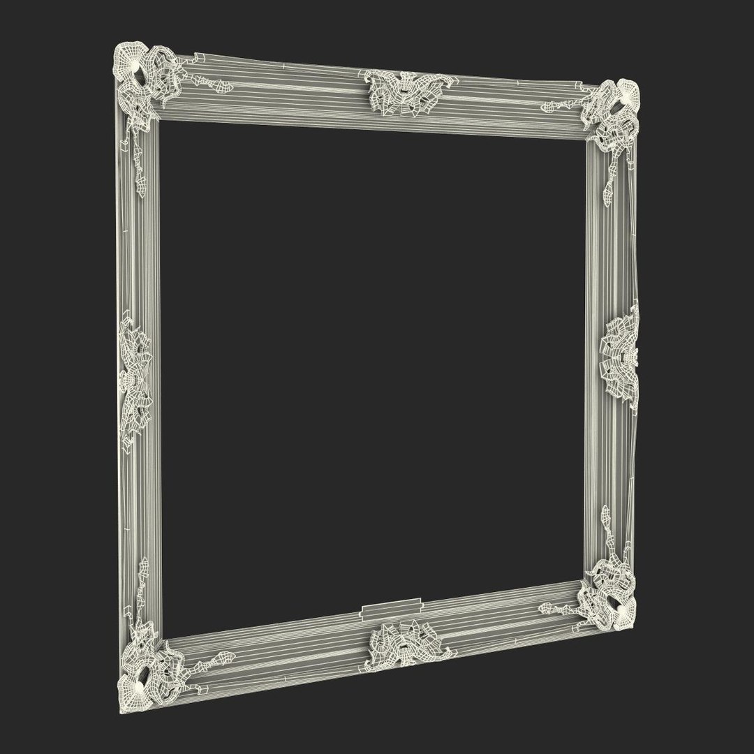 3d model picture frames v1