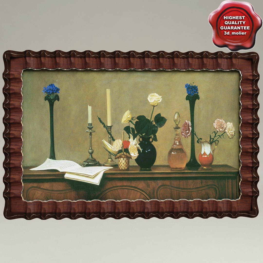3d model picture frames v1
