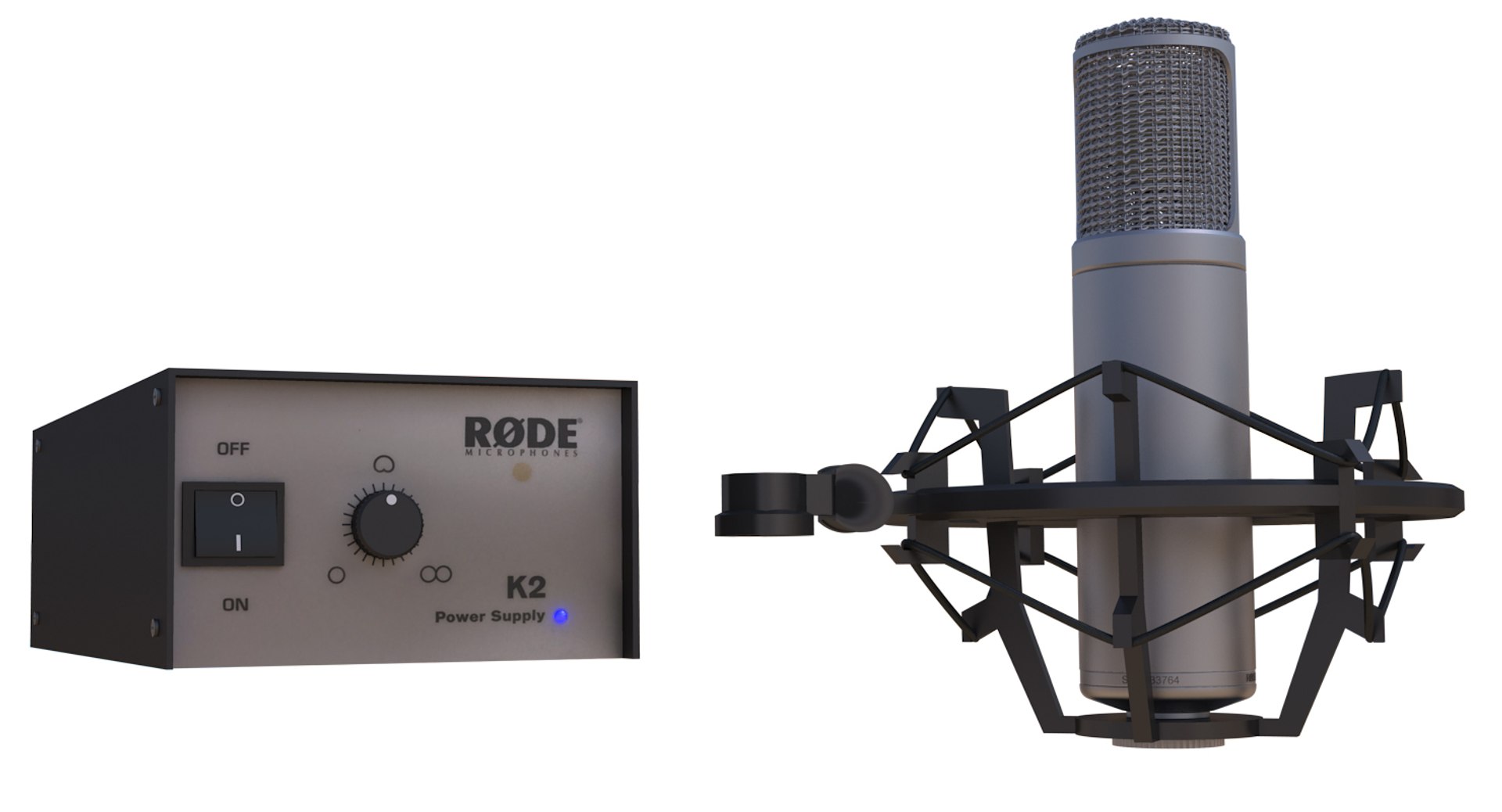 Rode K2 Condenser Microphone 3D Model - TurboSquid 1156480