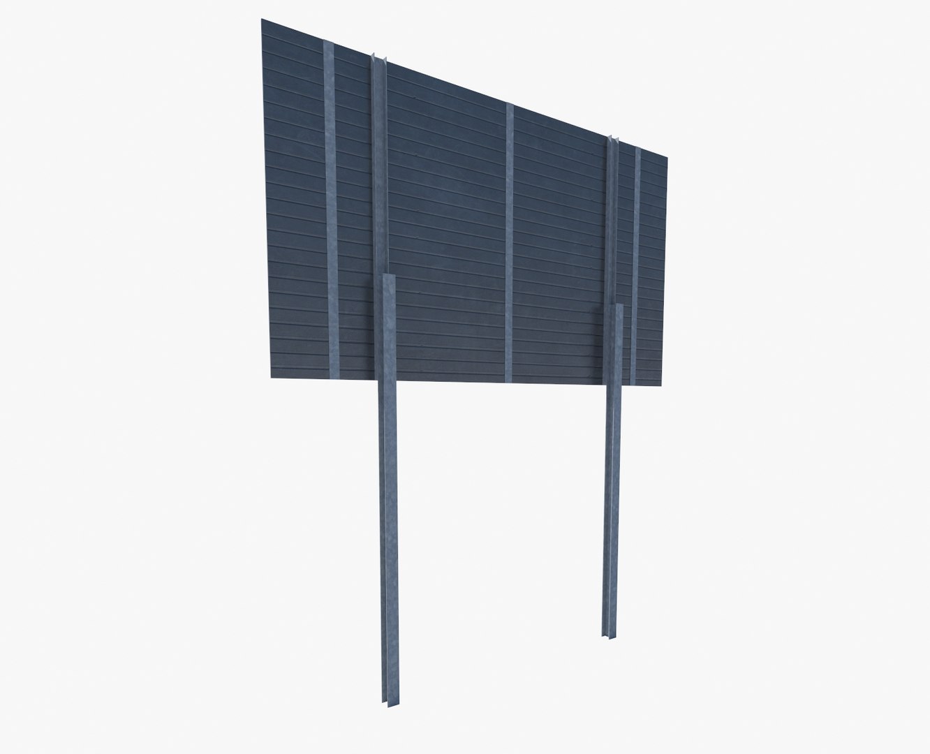 3d model highway sign