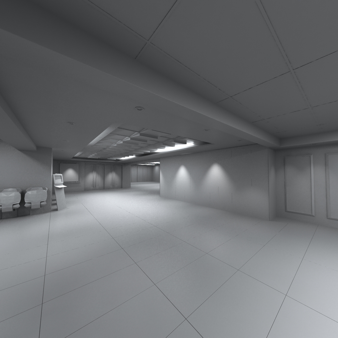 3dsmax auditorium entry hall
