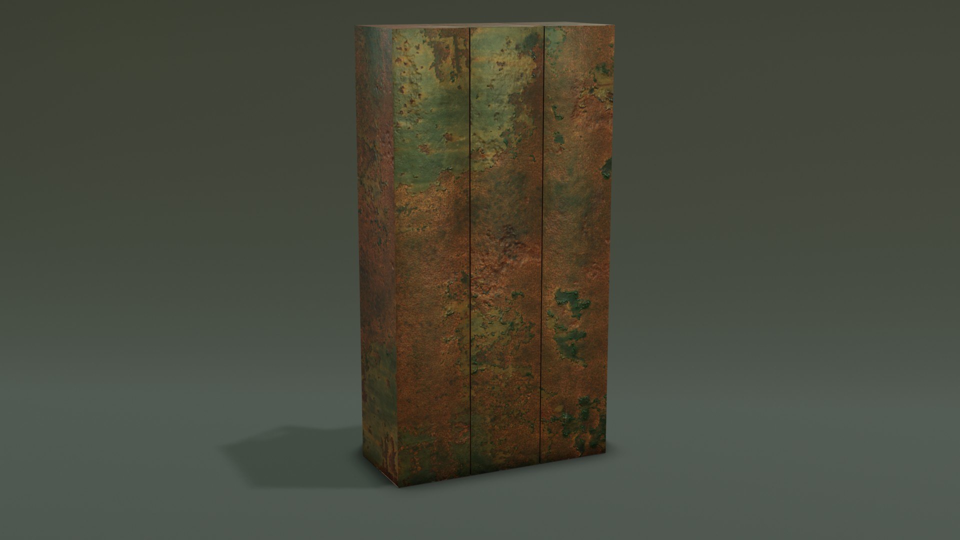 3D Rusty Broken Locker - TurboSquid 1958160
