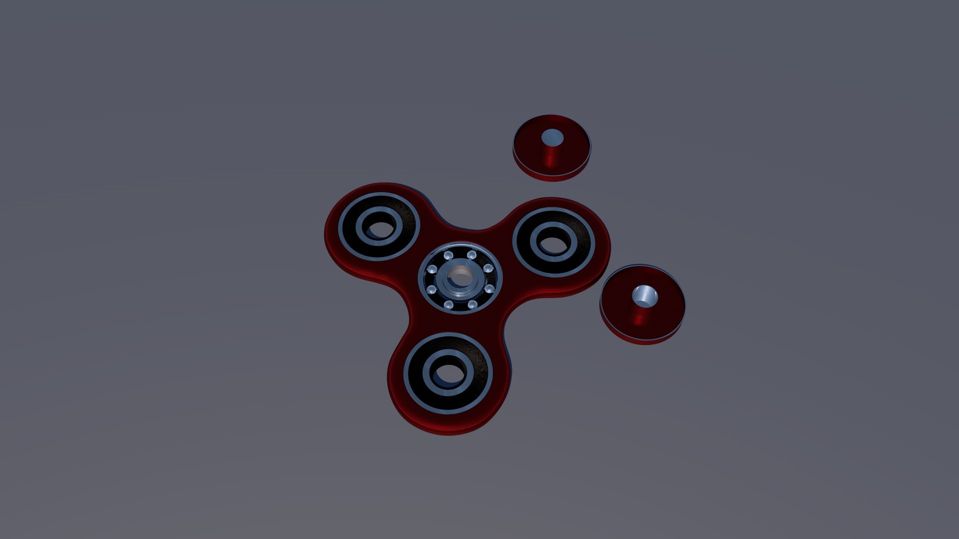 3D Spinner Fidget Model - TurboSquid 1299484
