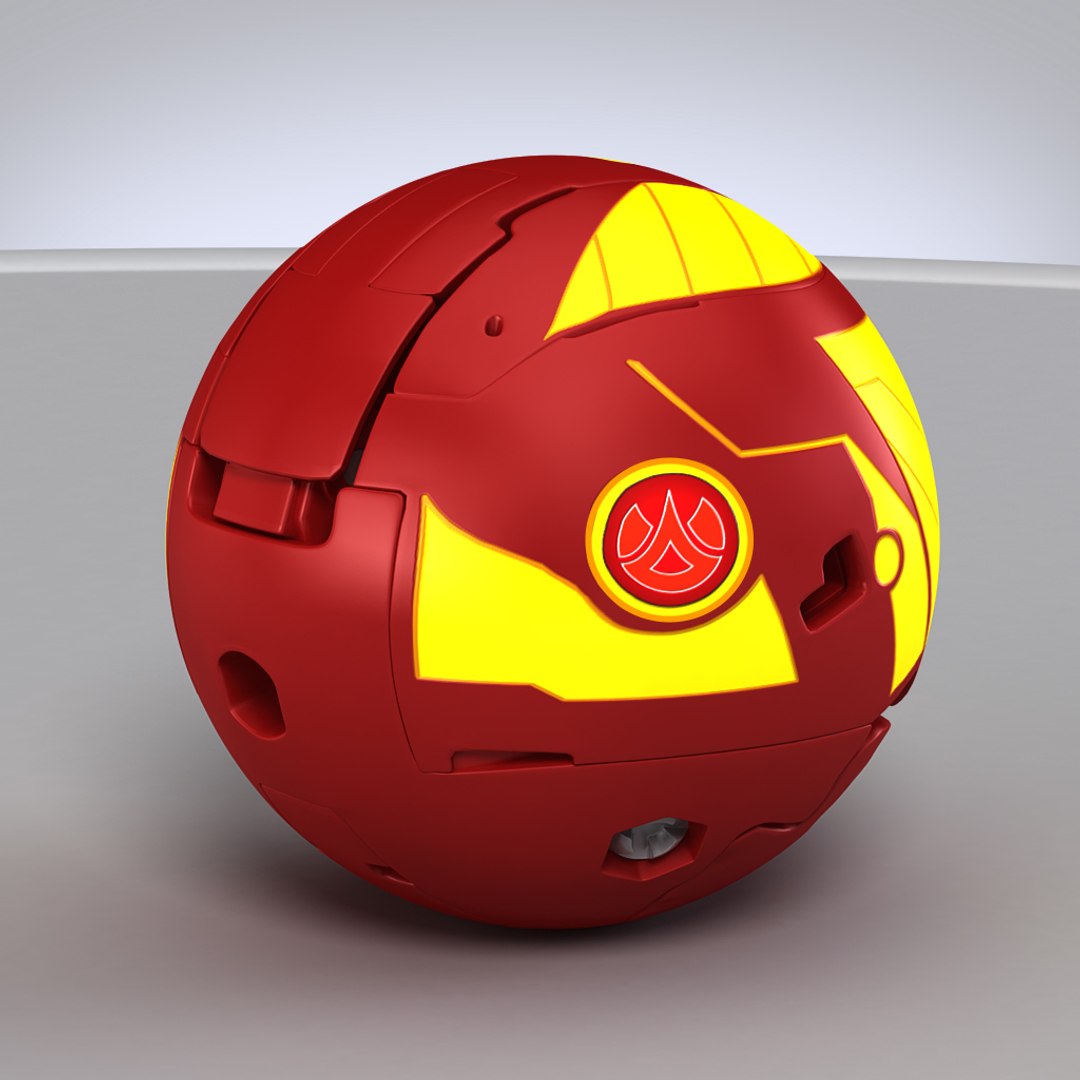 3d Model Of Bakugan Red Dragon