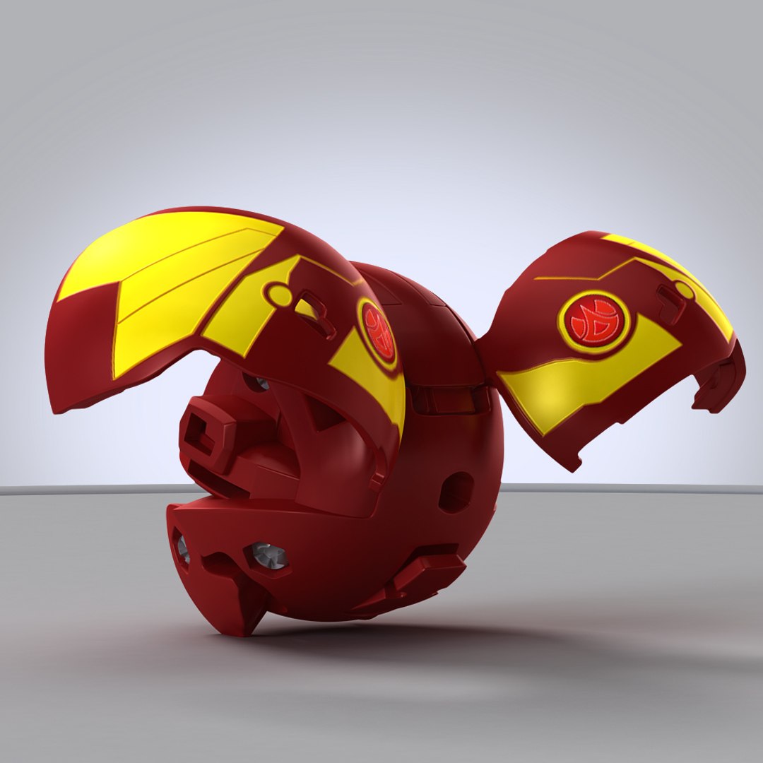 3d Model Of Bakugan Red Dragon