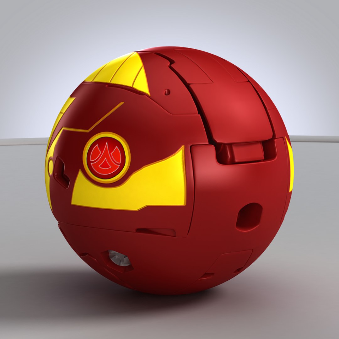 3d Model Of Bakugan Red Dragon