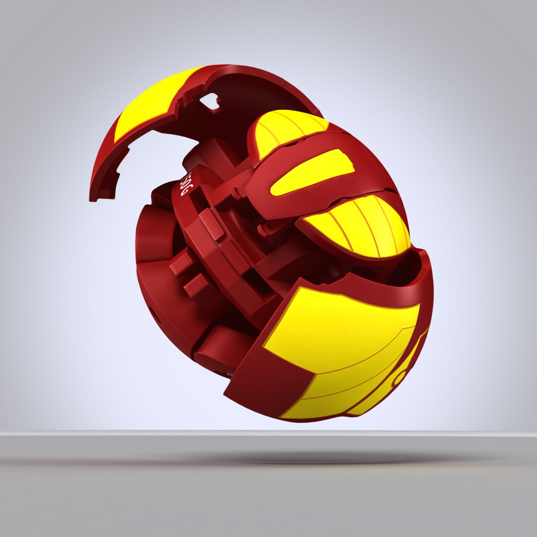 3d Model Of Bakugan Red Dragon