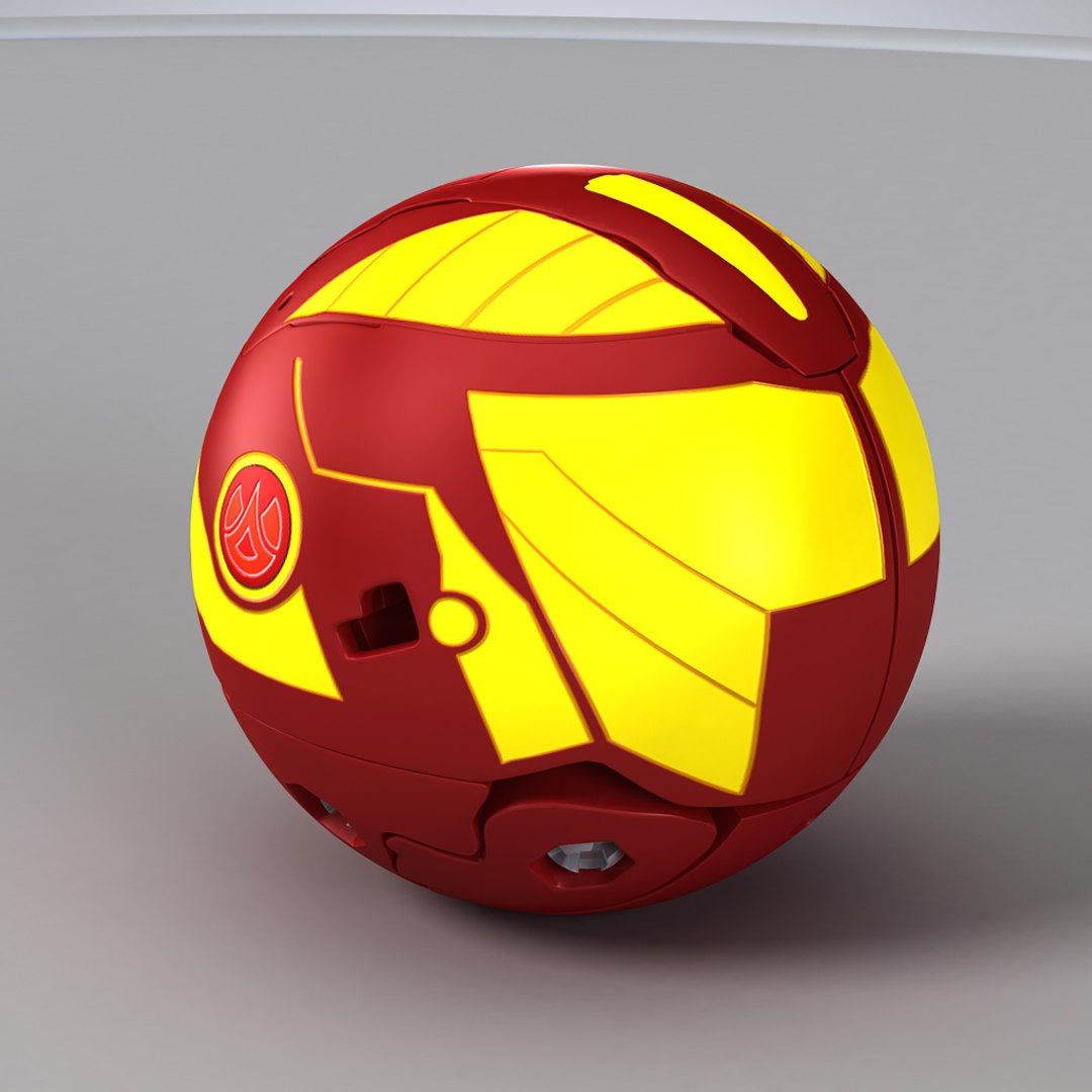 3d Model Of Bakugan Red Dragon