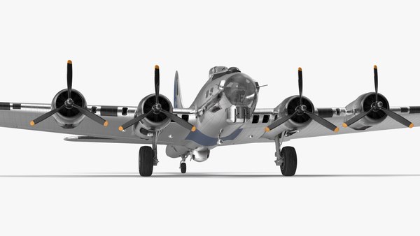 modelo 3d Bombardero de avión de hélice Boeing B-17 - TurboSquid 2219462