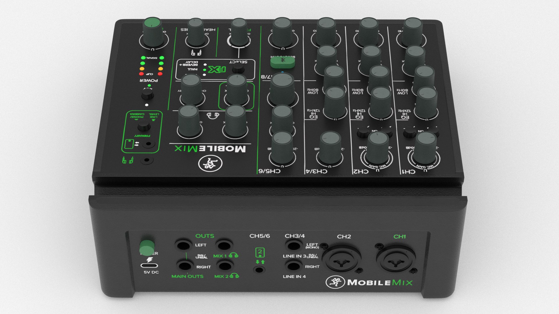 Mackie MobileMix USB-powerable Audio Mixer 3D Model - TurboSquid 2190577