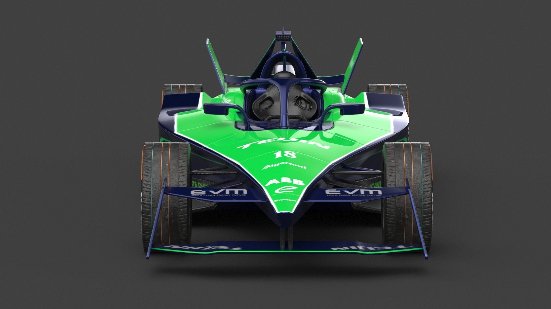 Envision Racing Formula E Team 2024 PBR 3D - TurboSquid 2246473