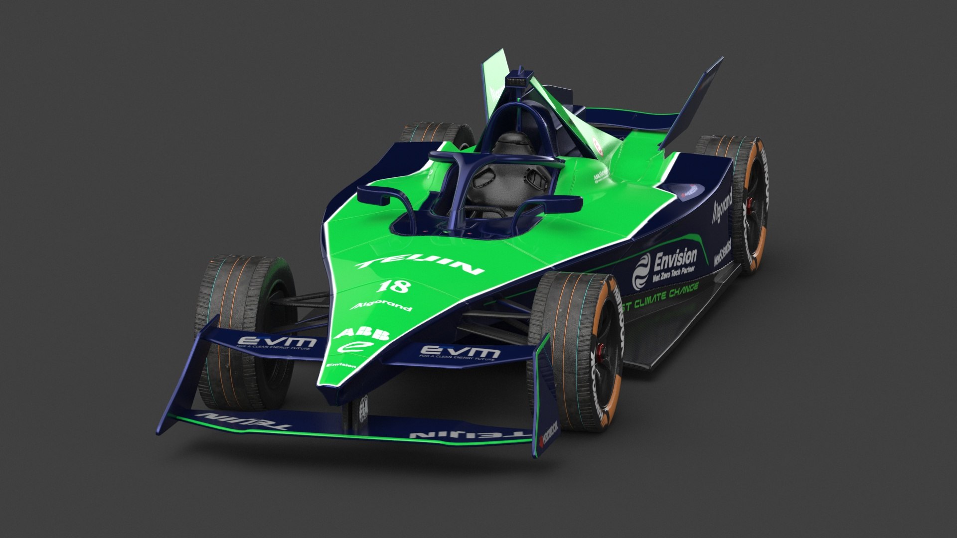 Envision Racing Formula E Team 2024 PBR 3D - TurboSquid 2246473