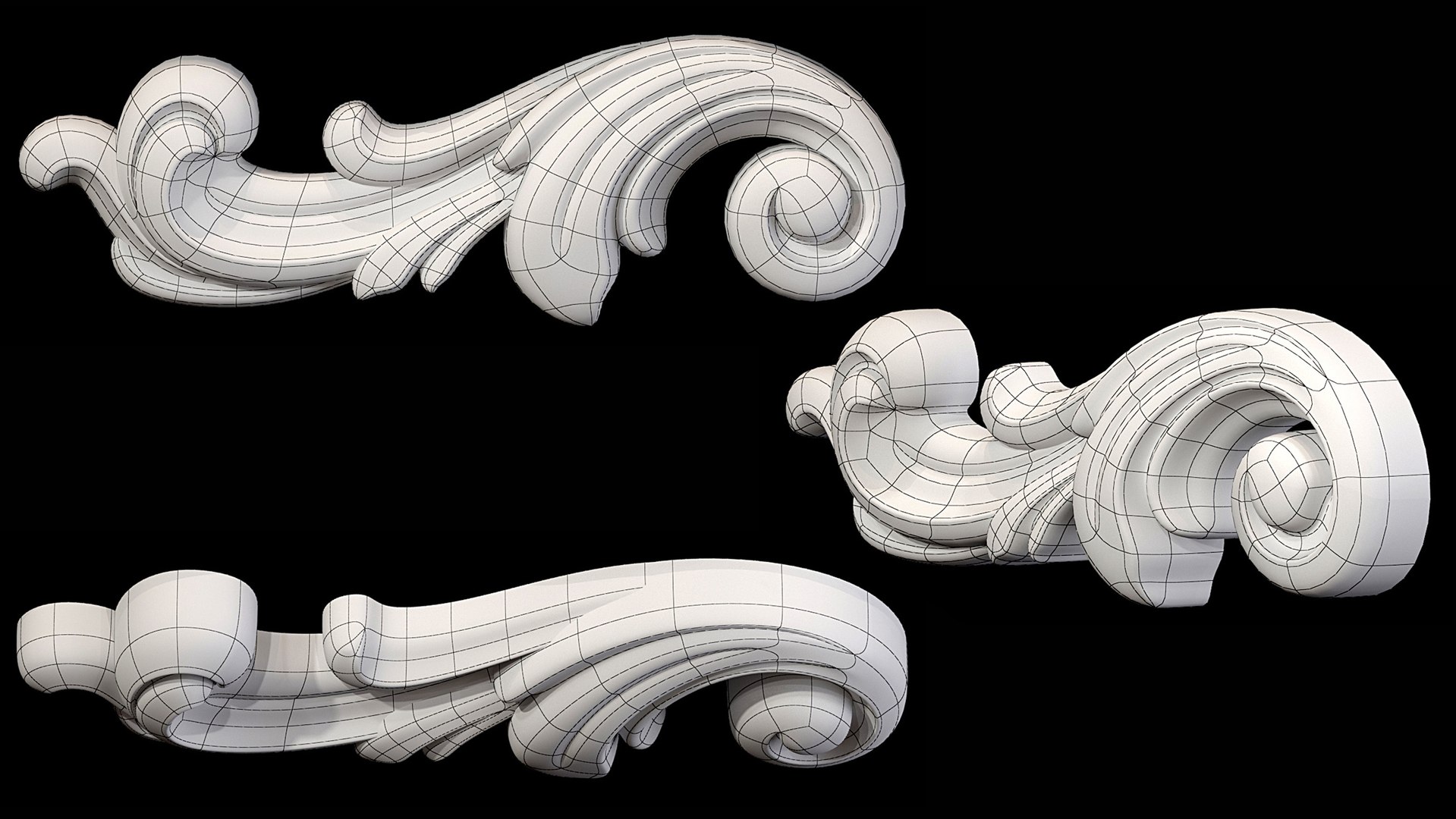 3D Classic Carved 060 - TurboSquid 1716528