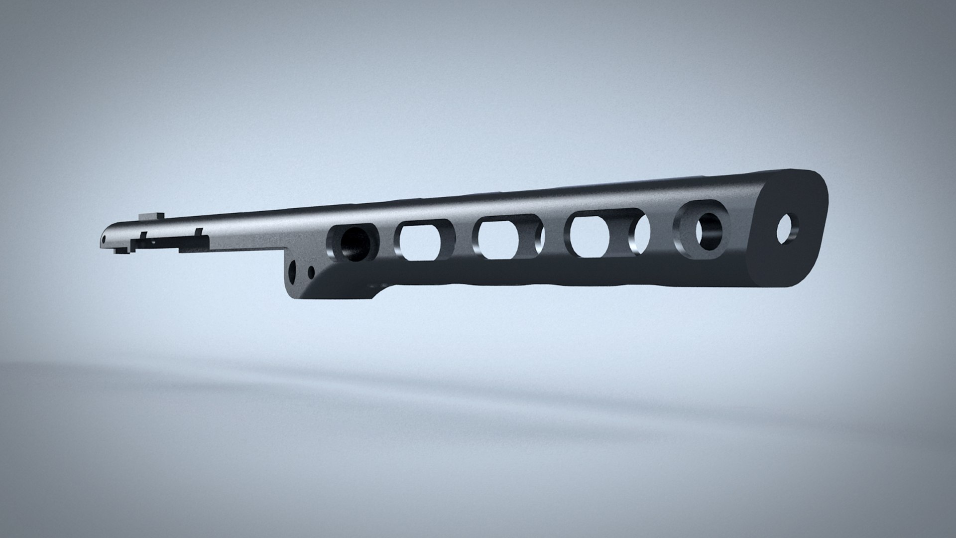 3D Ppsh 41 Receiver Model - TurboSquid 1624898