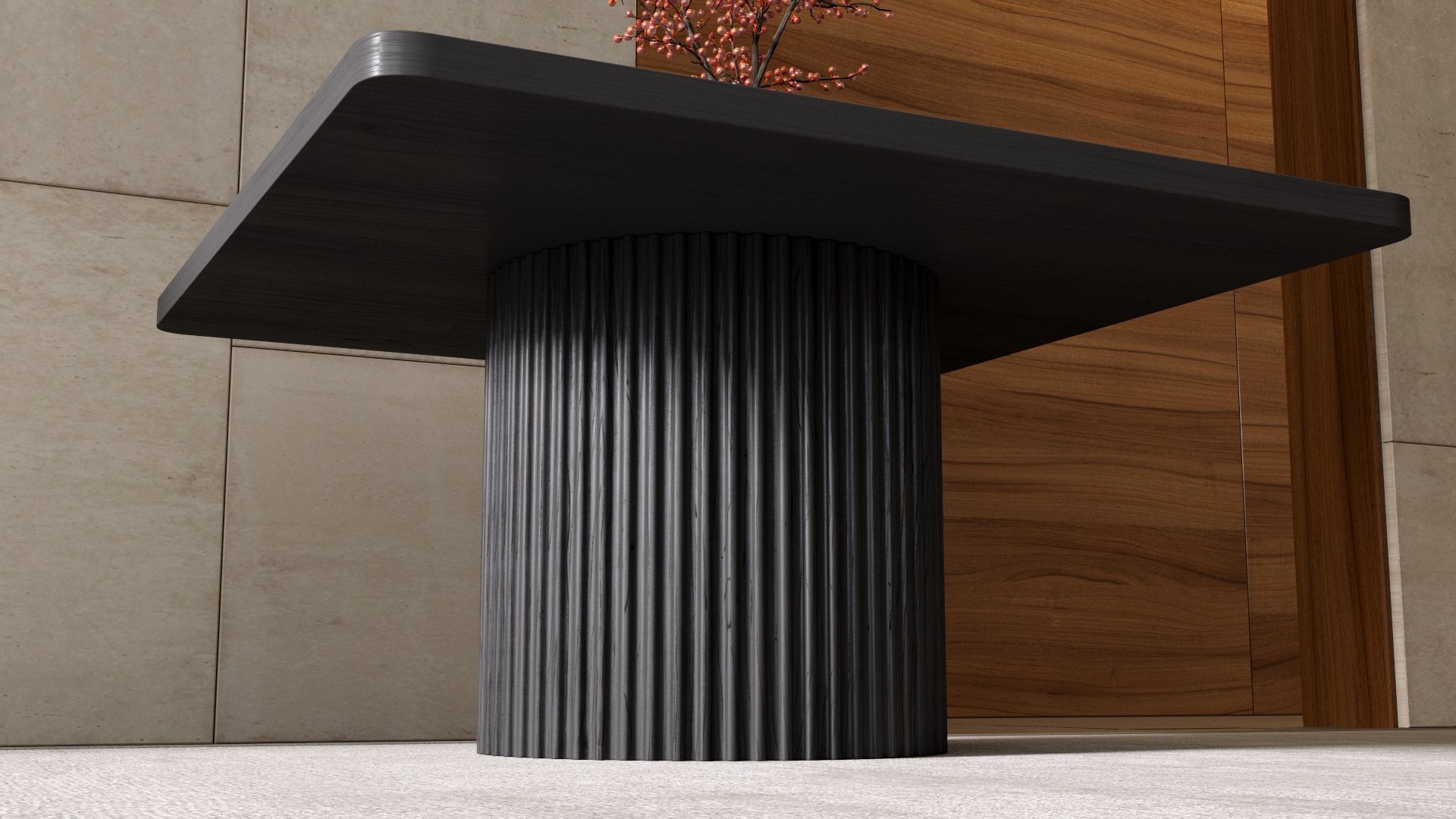 3D Square Dinner Table Model - TurboSquid 1818003