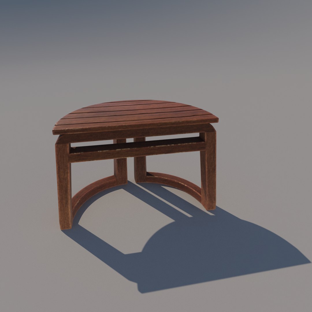 Table Stool 3D Model - TurboSquid 1610547