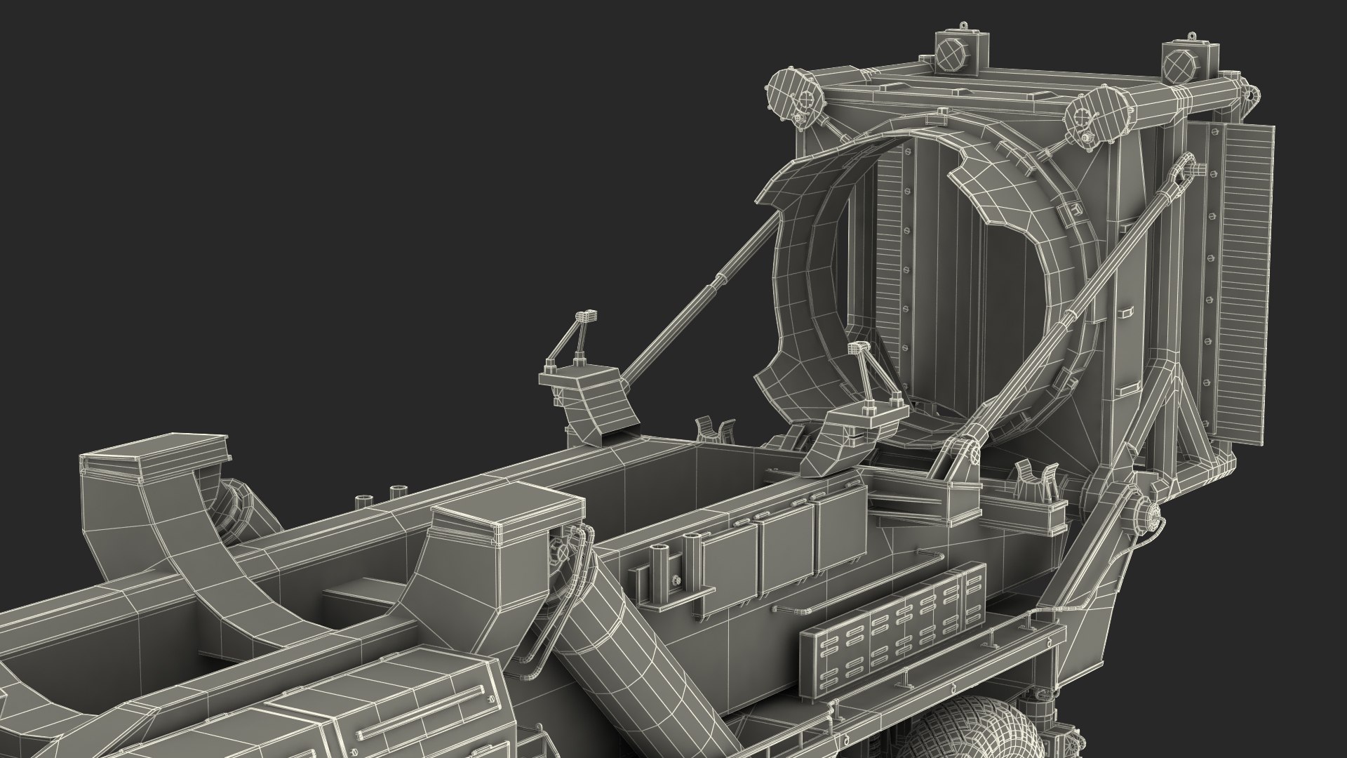 3D 9 axle transporter erector model - TurboSquid 1524354