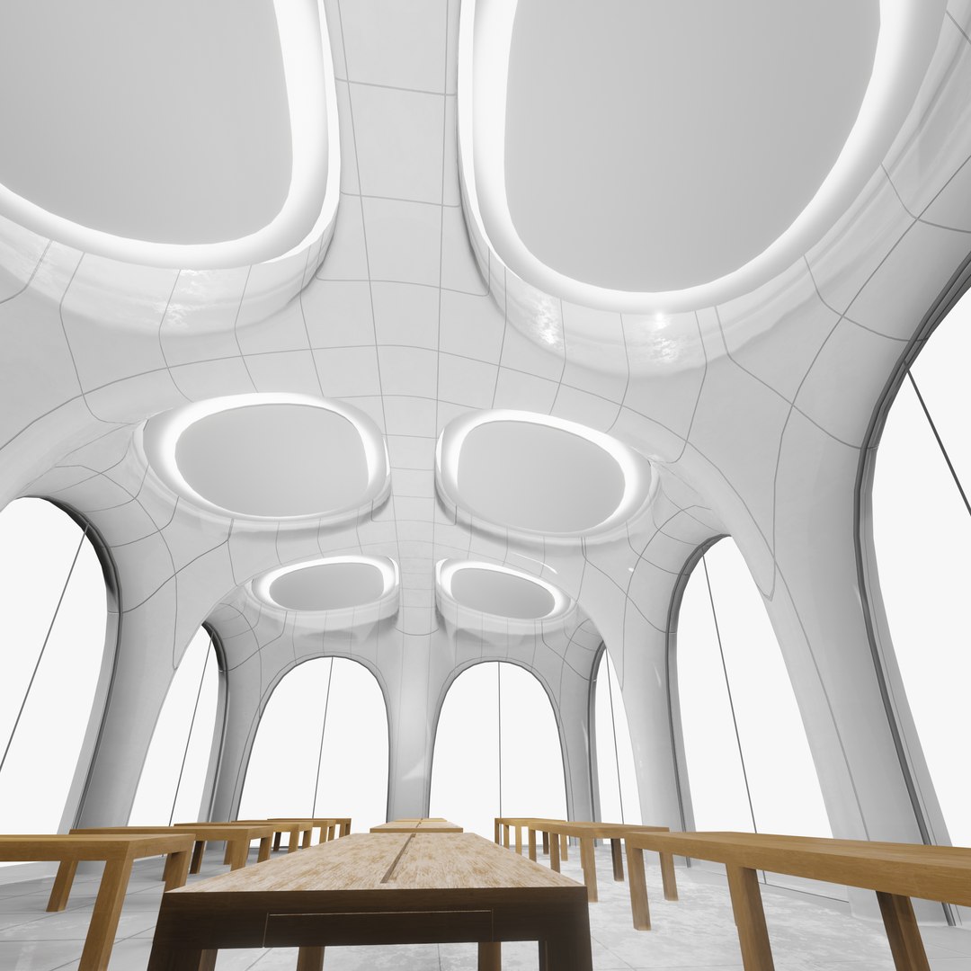 3D Modern Stylish Transparent Store Building - TurboSquid 1818851