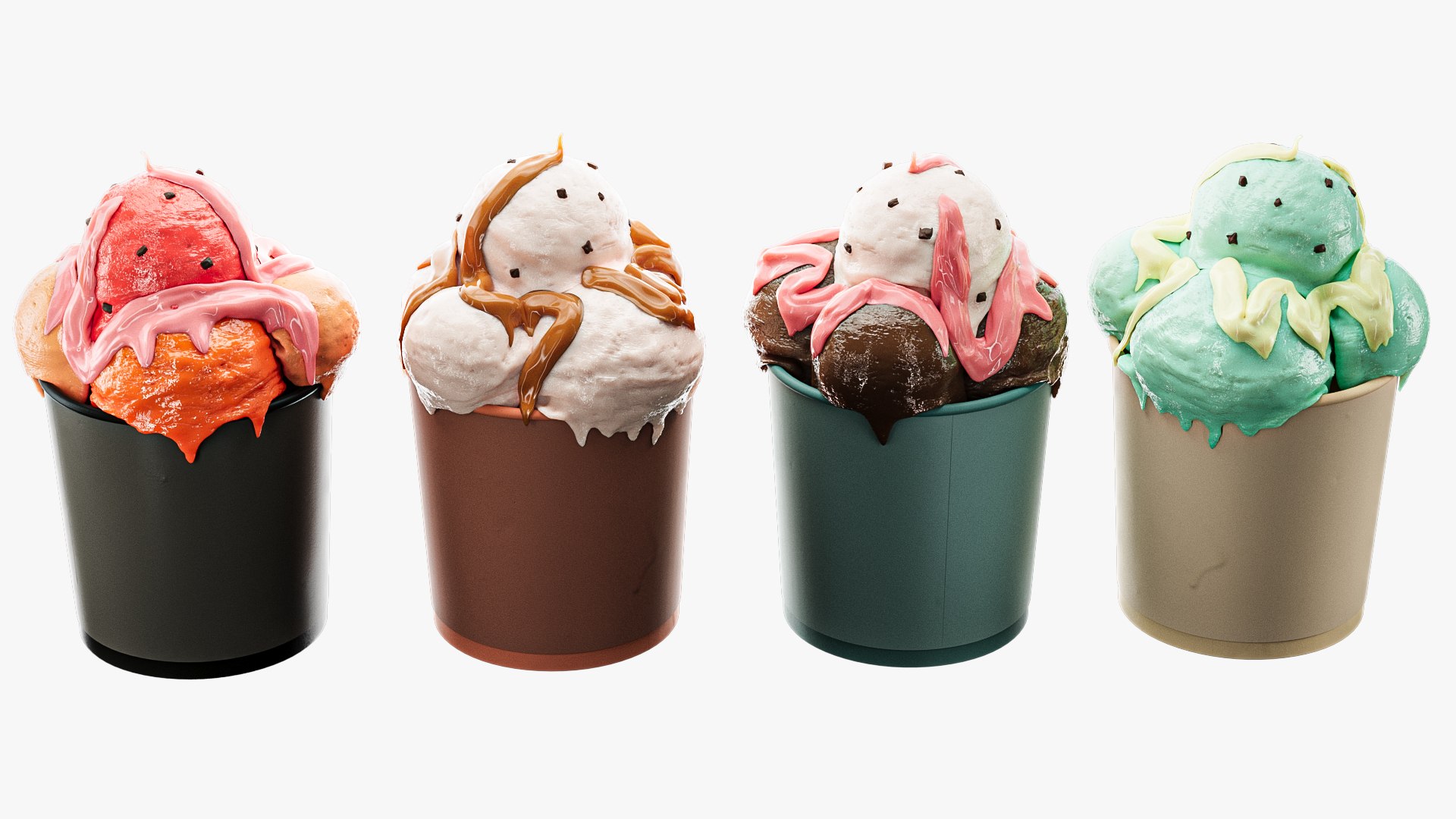 Ice Cream Model - TurboSquid 2421712
