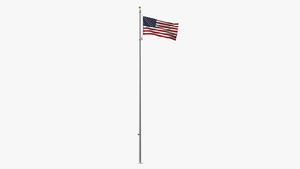 modelo 3d Bandera americana ondeando animada - TurboSquid 1980755
