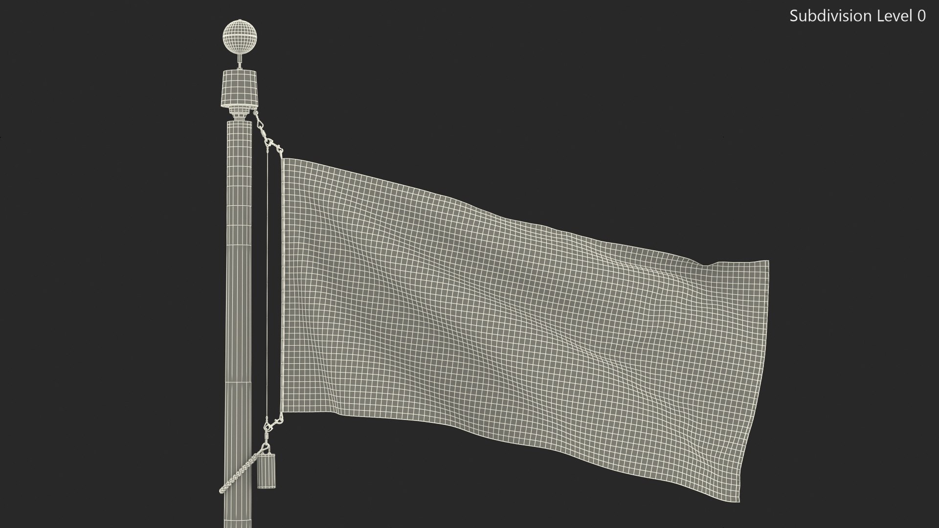 3D American Flag Waving Animated model - TurboSquid 1980755