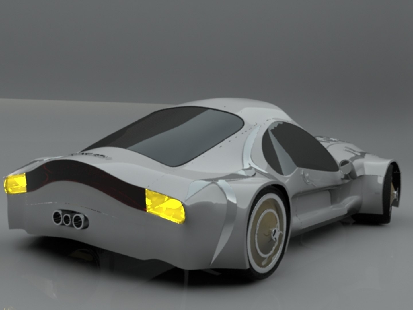 3d concept car model