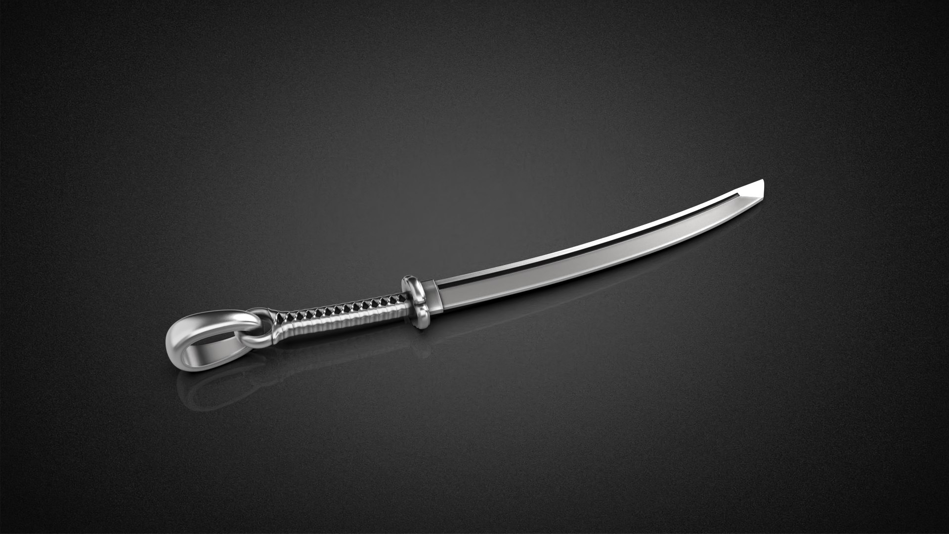 Gold Katana Pendant P19 3D Print Model 3D Model - TurboSquid 1968092