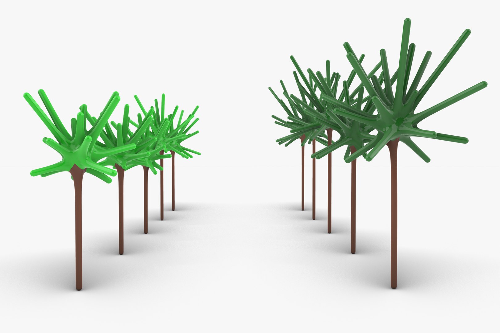 3D SciFi Abstract Trees V1 Model - TurboSquid 1972072