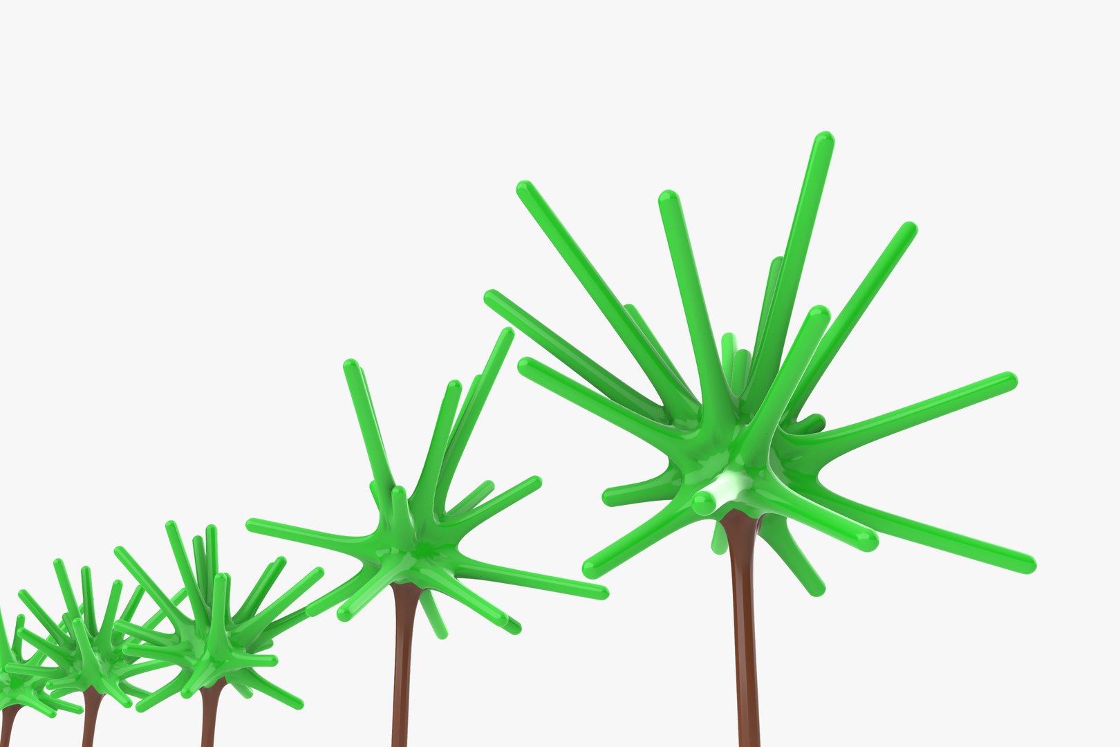 3D SciFi Abstract Trees V1 Model - TurboSquid 1972072