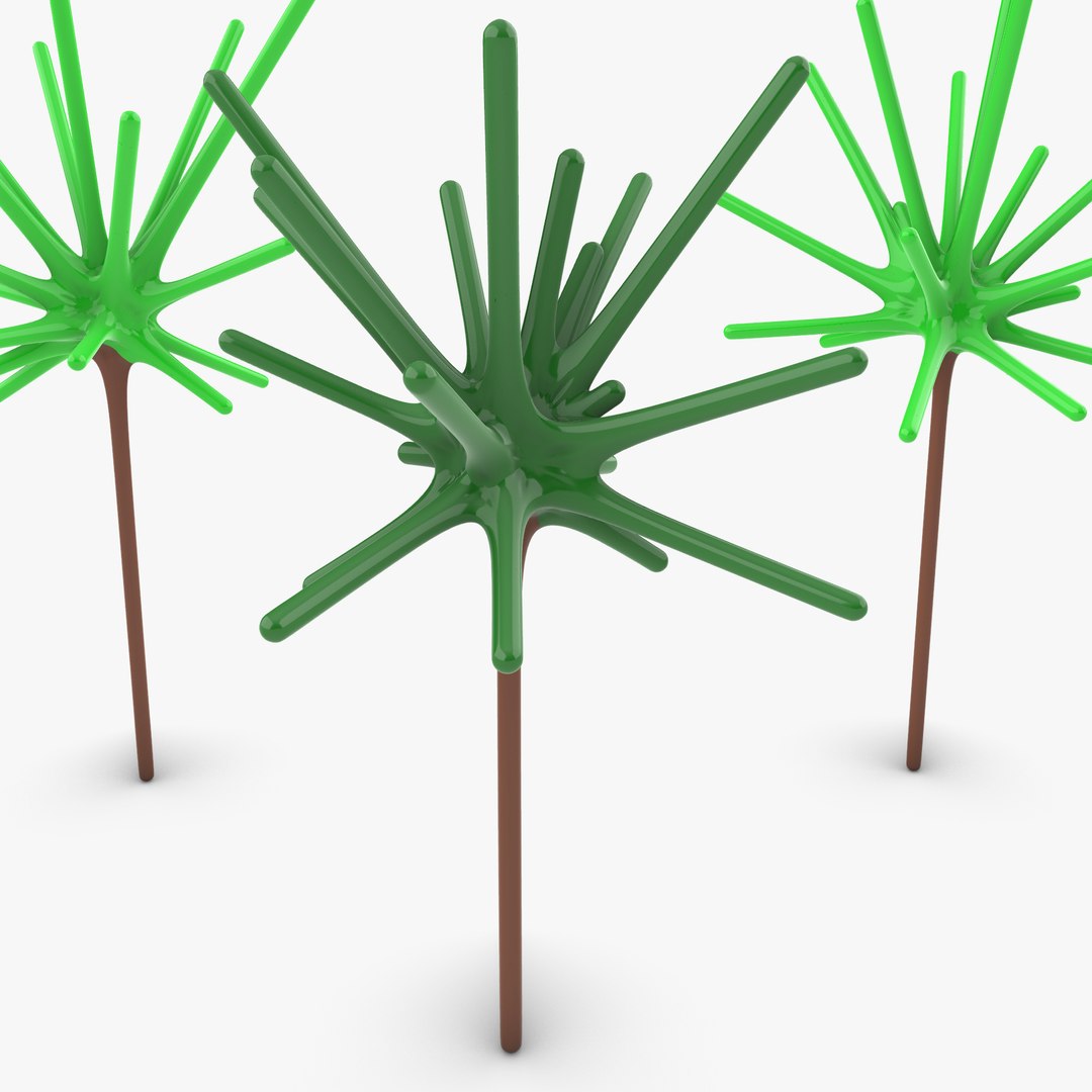 3D SciFi Abstract Trees V1 Model - TurboSquid 1972072