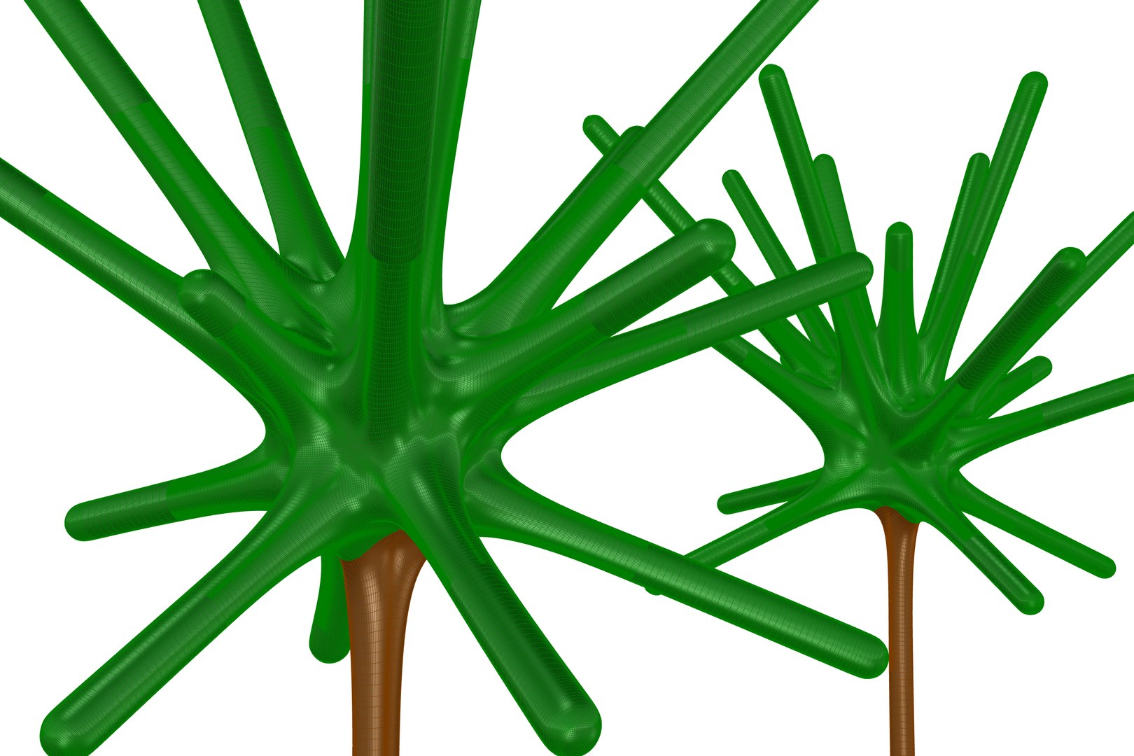 3D SciFi Abstract Trees V1 Model - TurboSquid 1972072
